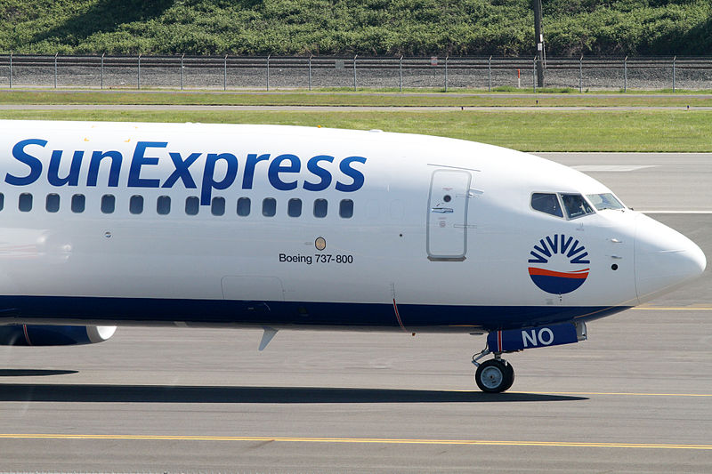 Sunexpress am Flughafen Stuttgart, Terminal 4