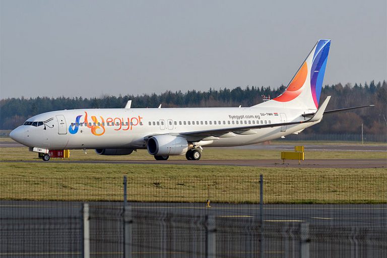 Fly Egypt am Flughafen Weeze, Terminal 1